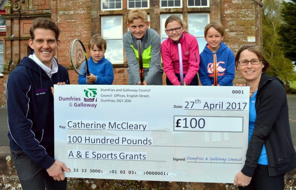 Hundreds of Pounds Given Out by Annandale and Eskdale Sports Grants 2017